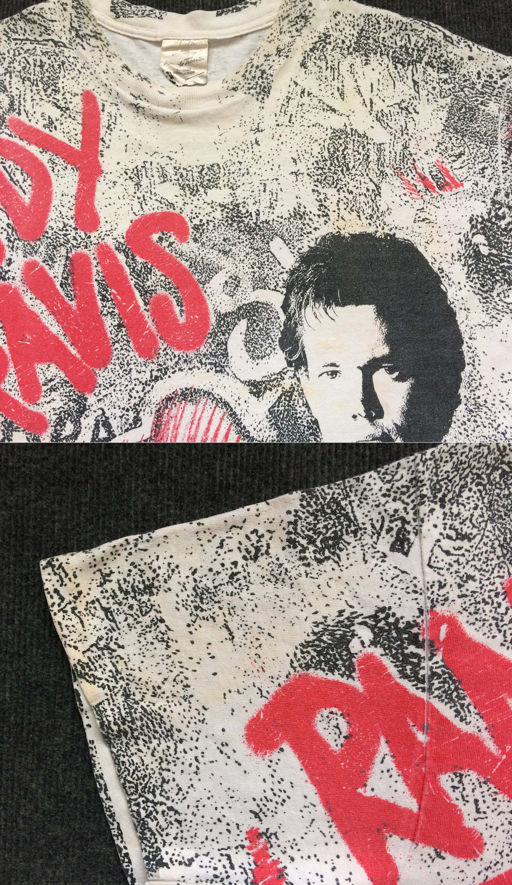 Vintage Randy Travis Tour Full Print Overprint Country Music XL Rare T ...