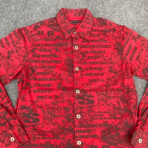 Authentic Berning Sho Japan Inspired Punk Red Style Sweater - Etsy