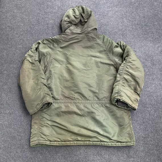 Vintage Alpha Industries Green Army Coat Parka Long J… - Gem