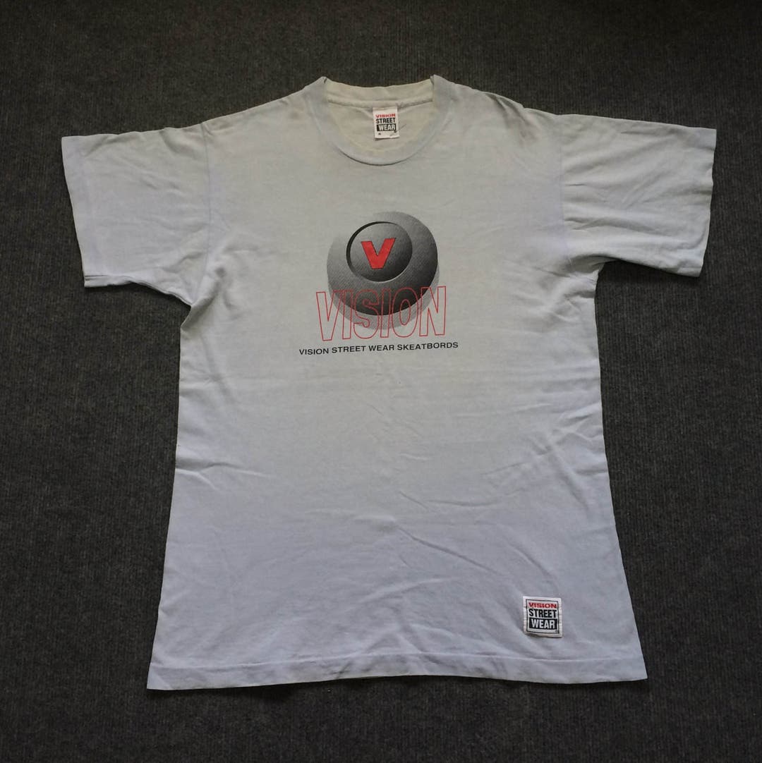 Vintage VISION Street Wear Skateboard 80s 90s Skate T Shirt - Etsy
