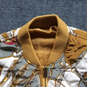 Vintage Baroque Reversible Jacket Swag 90's 80's Hip Hop Two Side Women ...