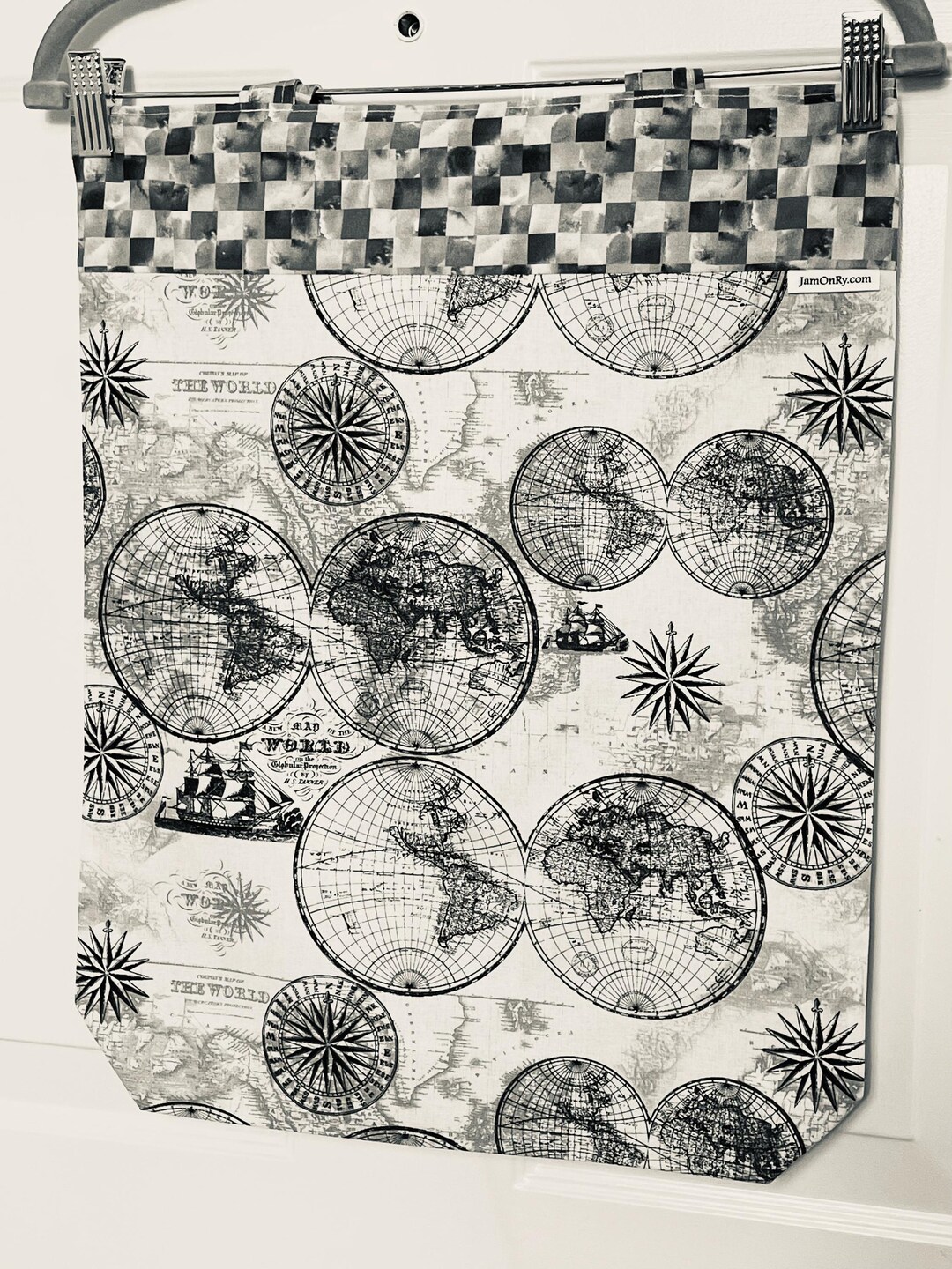 Maps of the World Bag, Grocery Bag, Large Tote Bag, Fabric Bag ...