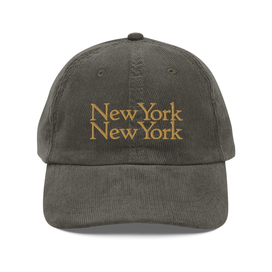 New York New York Vintage Corduroy Cap - NY Cap - NY Hat - New York ...