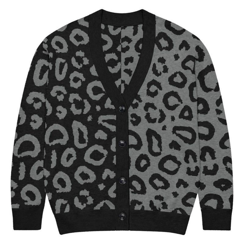 Mens Leopard Cardigan - Etsy