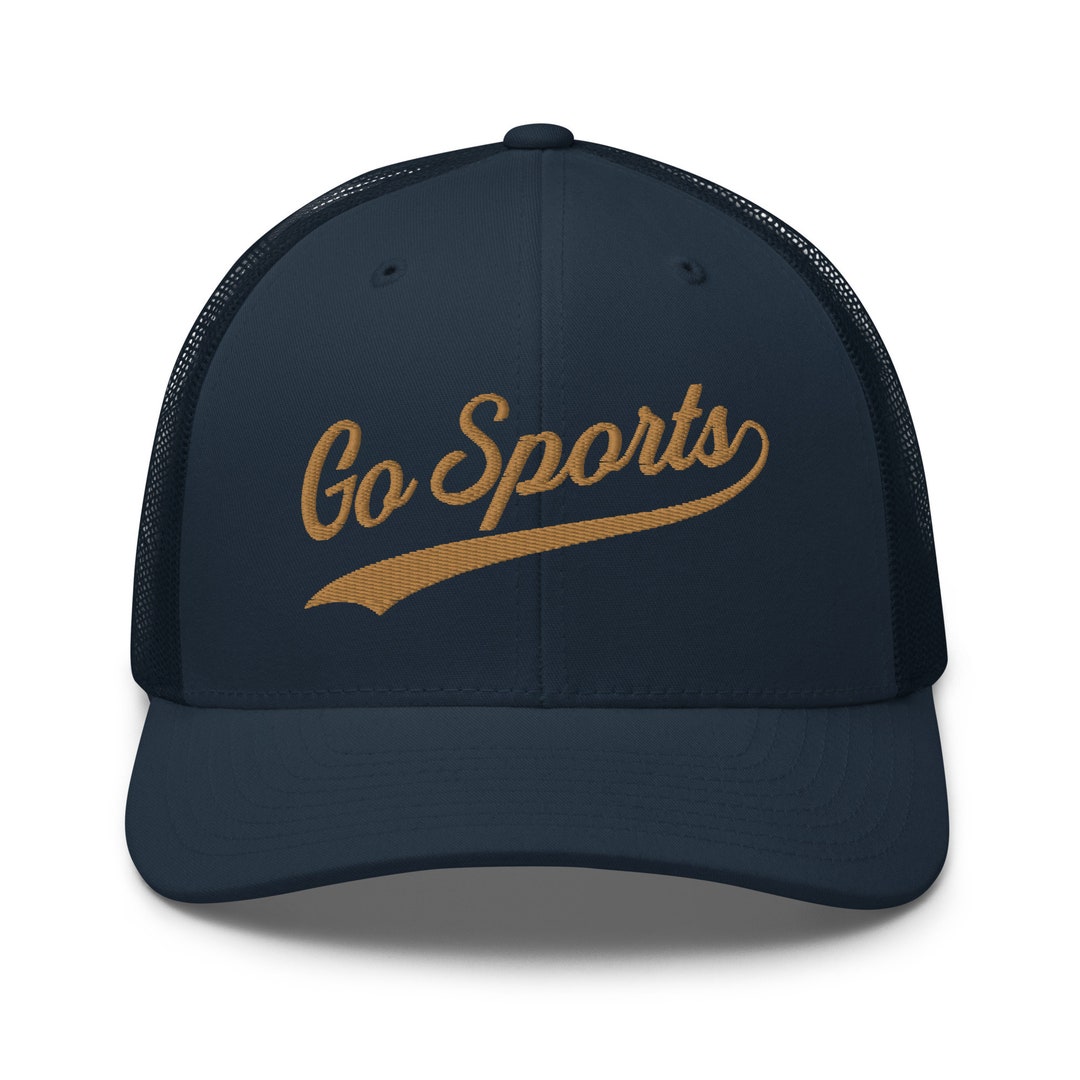 Go Sports Trucker Cap With Embroidery - Go Sports Trucker Hat - Go ...