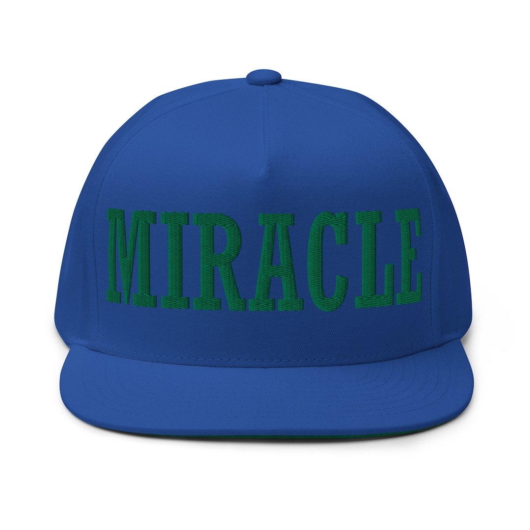 Miracle - Flat Bill Cap With Embroidery - Miracle Embroidery Cap ...