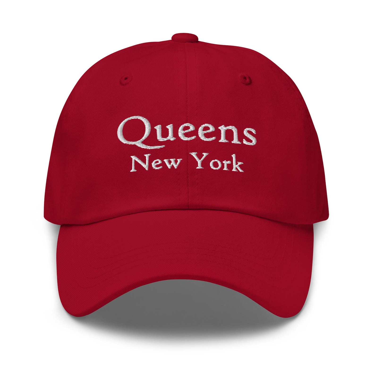 Queens New York Dad Hat With Embroidery - Queens NY Dad Hat - Queens ...