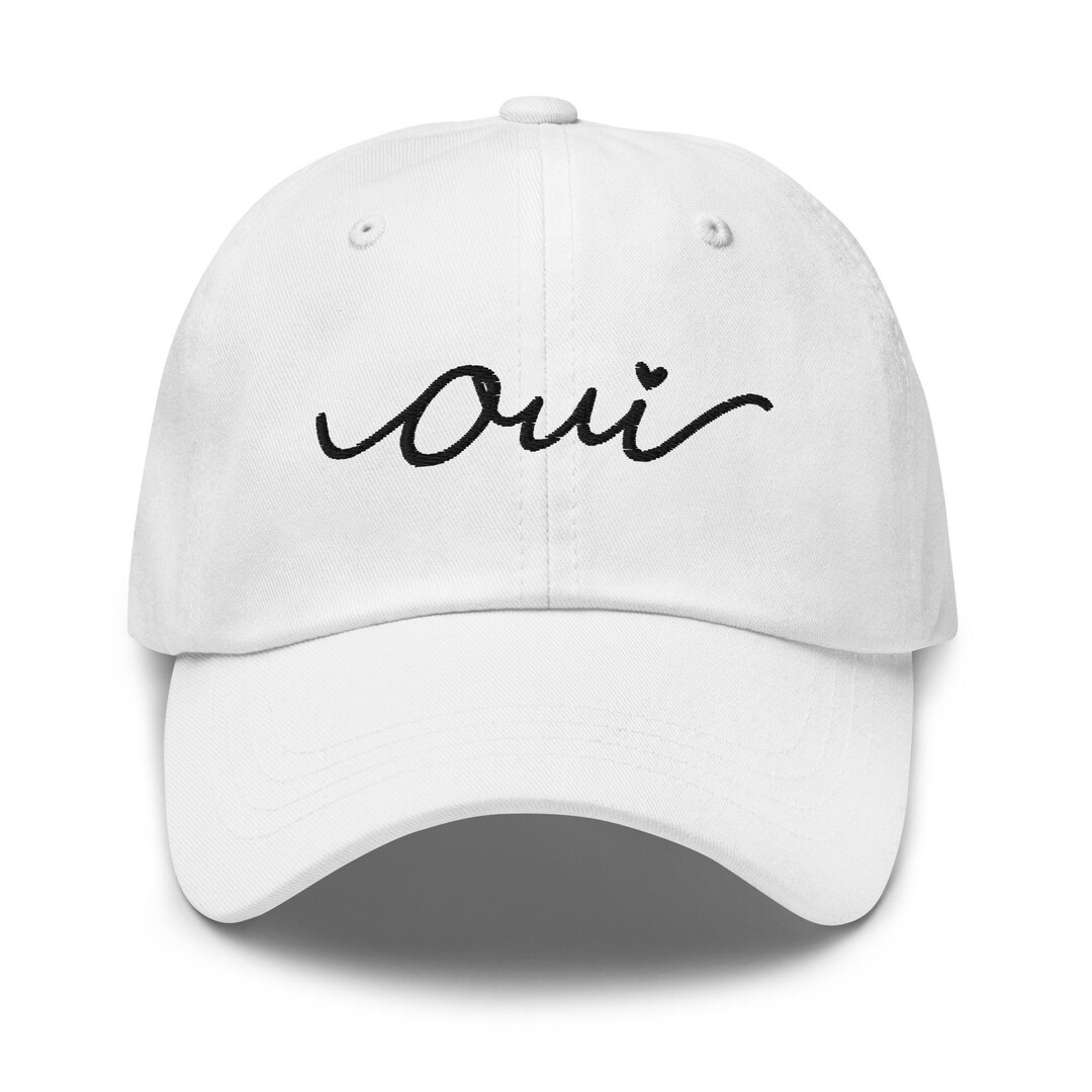Oui Dad Hat With Embroidery - Oui Dad Hat - Oui Cap - Oui Baseball Cap ...