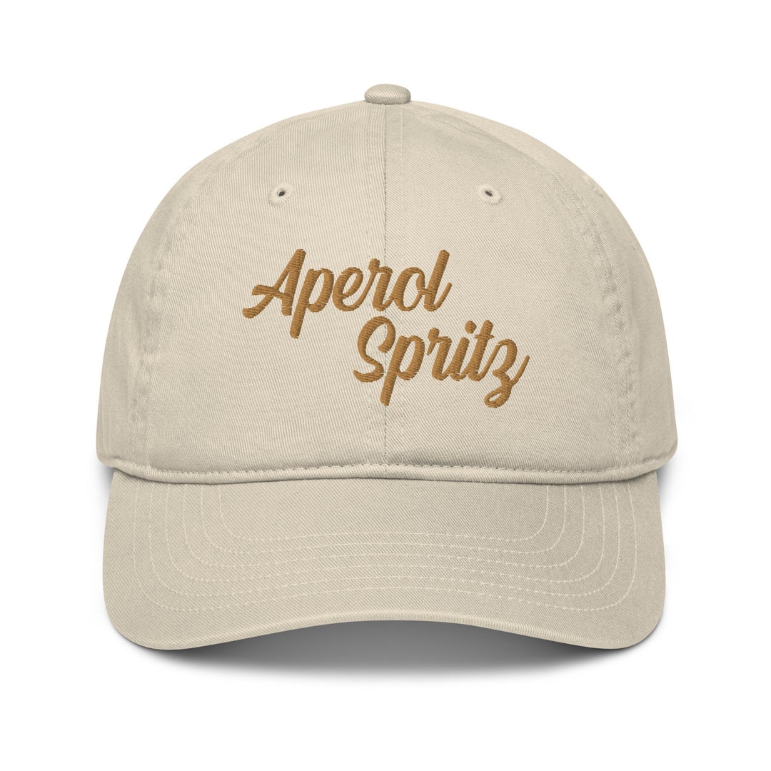 Aperol Spritz Organic Dad Hat With Embroidery - Spritz Hat - Spritz Cap ...