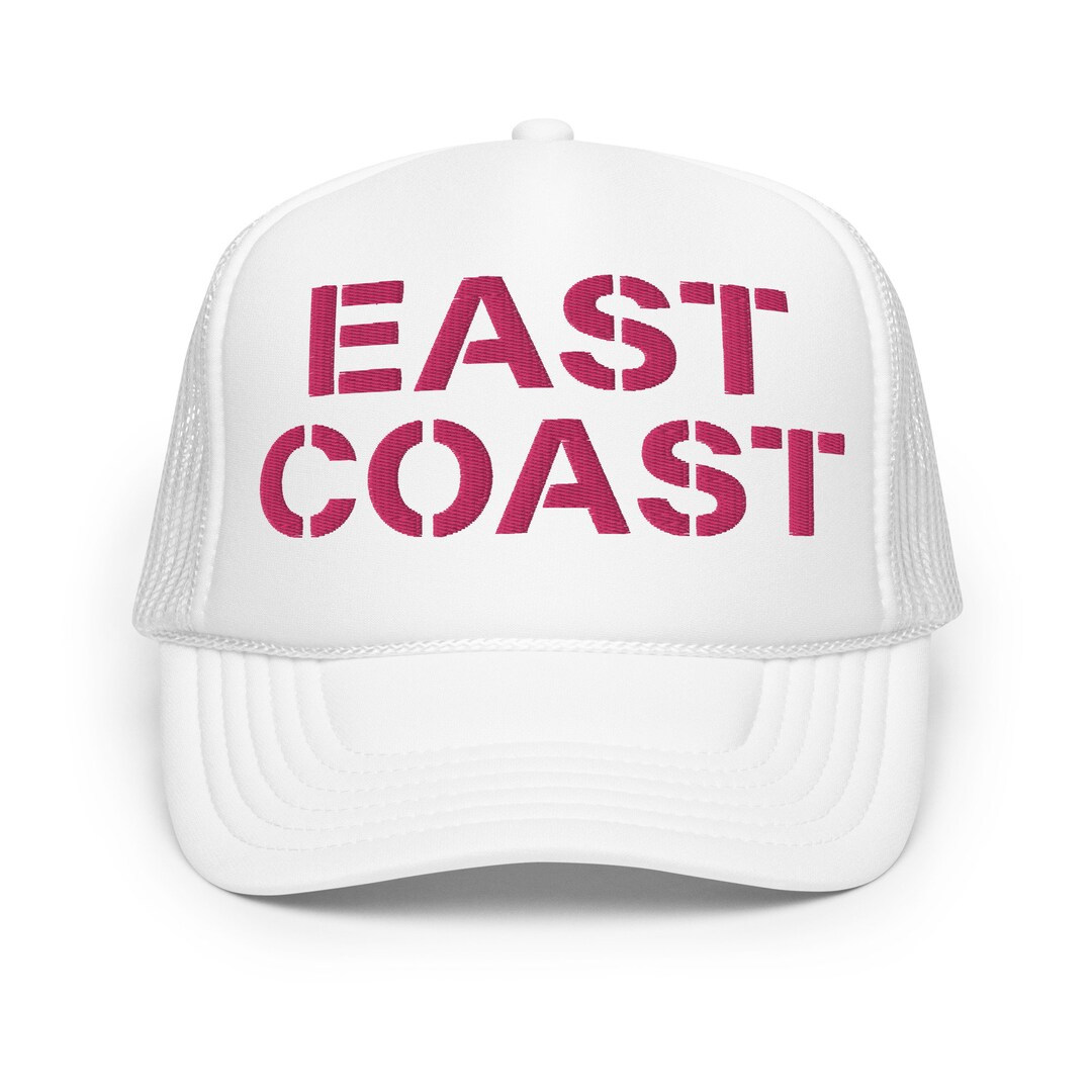 East Coast Foam Trucker Hat With Embroidery - East Coast Trucker - East ...