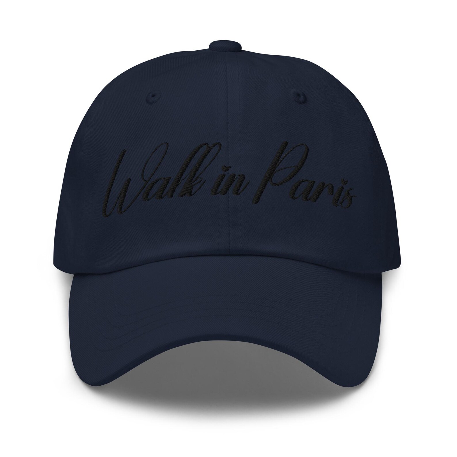 Walk in Paris Dad Hat With Embroidery - Paris Dad Hat - Paris Baseball ...