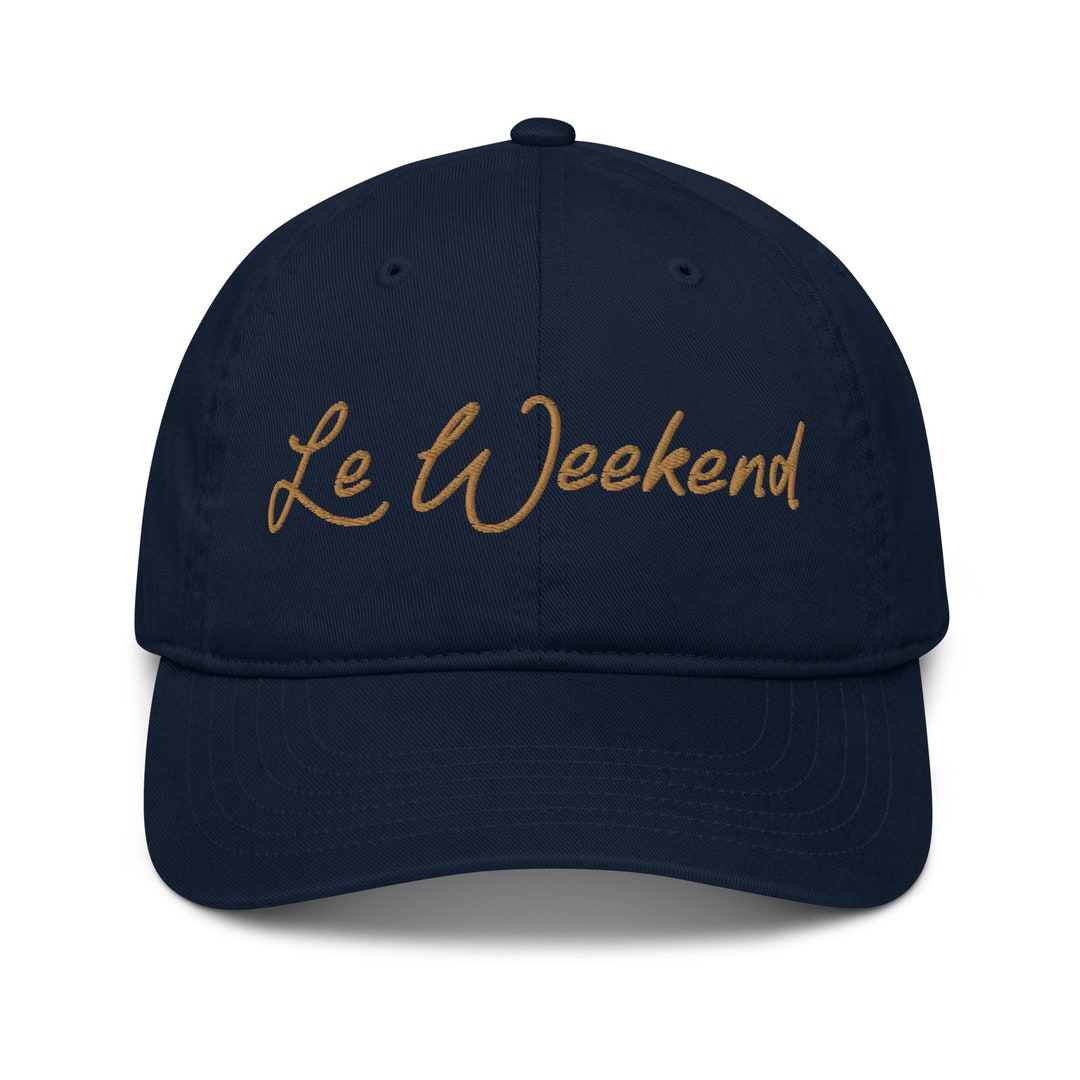 Le Weekend Organic Dad Hat With Embroidery - Le Weekend Hat - Le ...