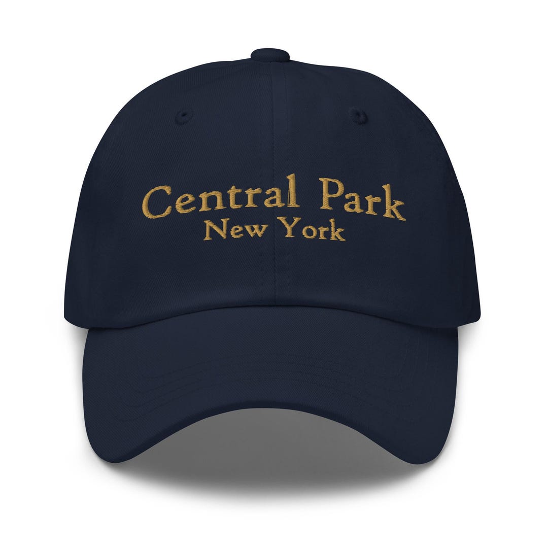 Central Park Dad Hat With Embroidery - Central Park New York Dad Hat ...