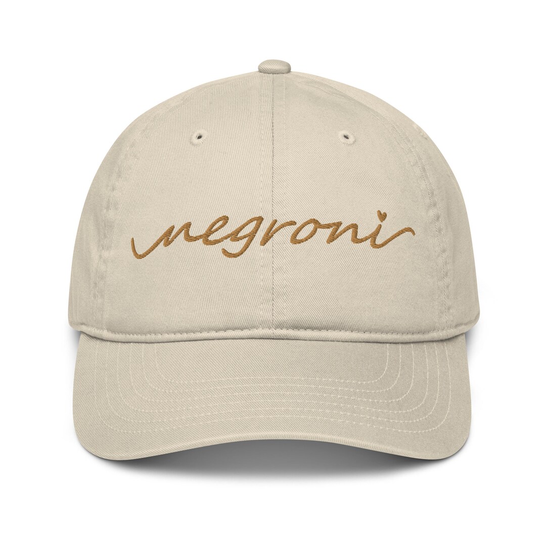 Negroni Organic Dad Hat With Embroidery - Negroni Dad Hat - Negroni Cap ...