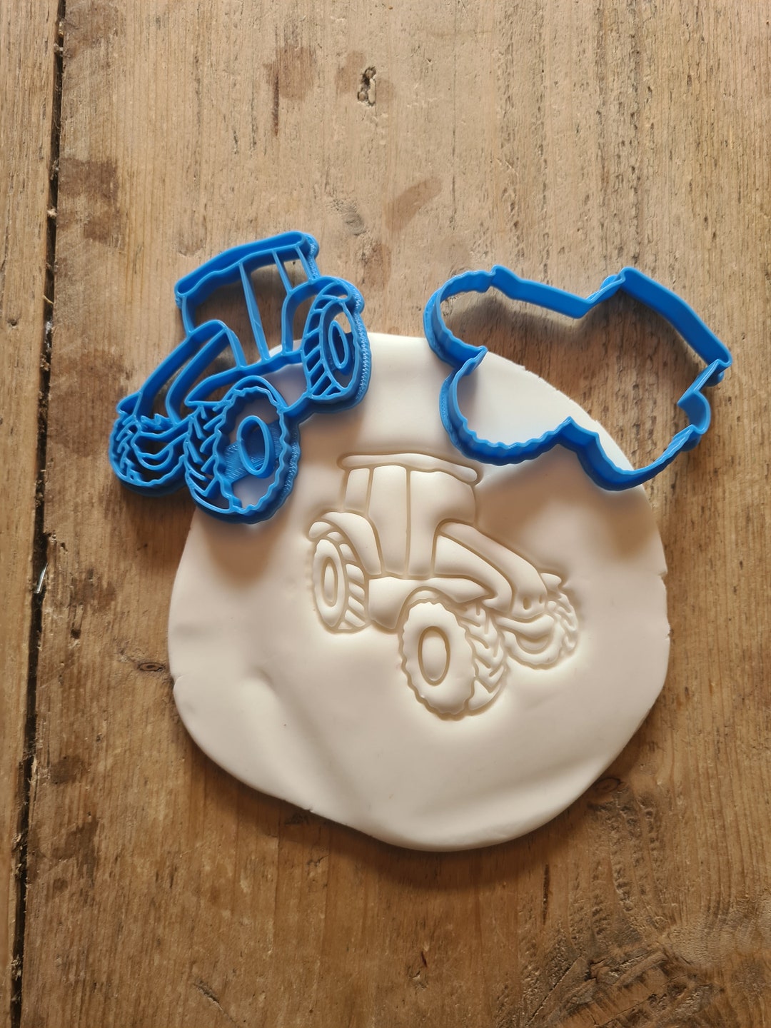 Modern Tractor Cookie Cutter, Farm, Biscuit, Icing, Fondant, Baking ...