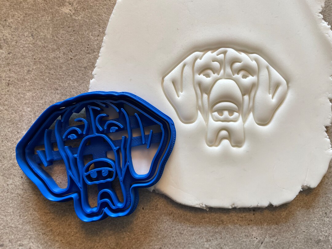 Great Dane Face Cookie Cutter, Pet Dog, Dog Biscuit Cutter, Cute Dog ...