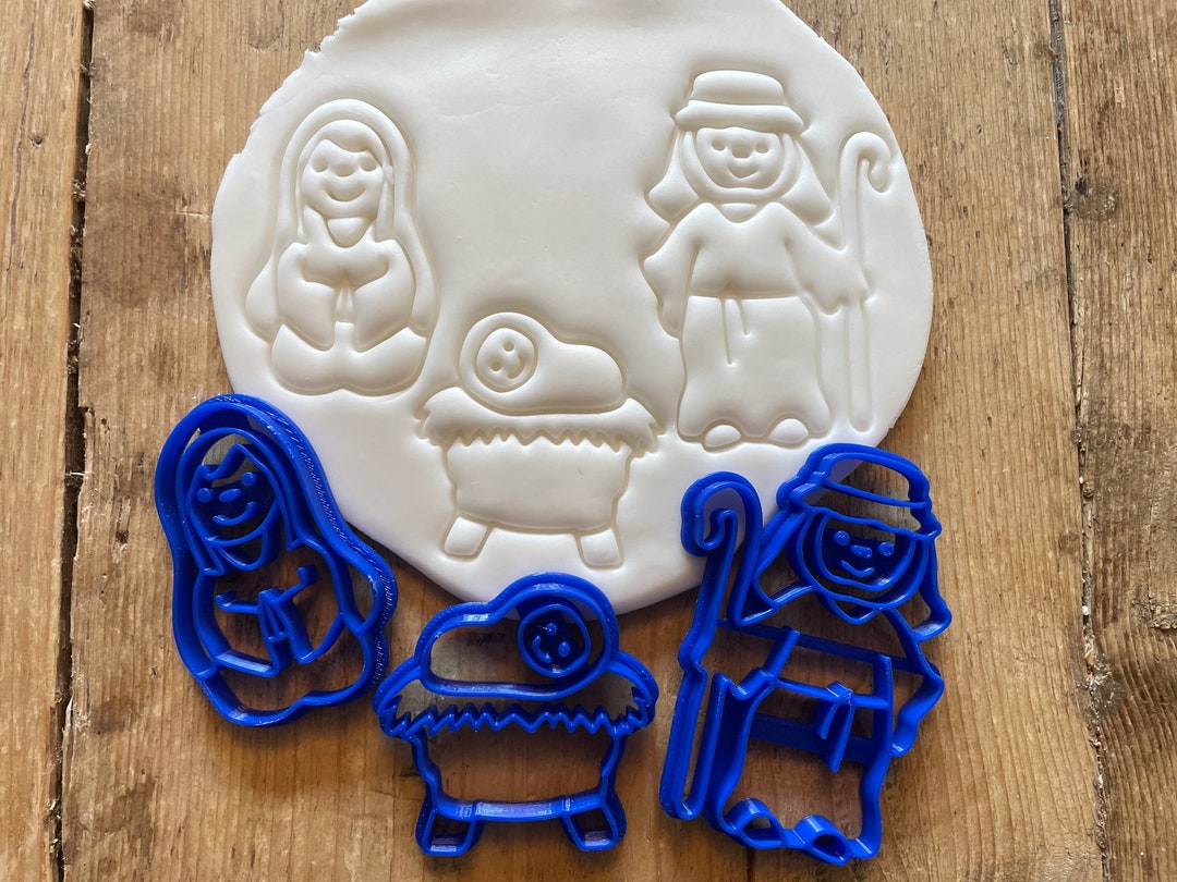 Christmas Nativity Scene Cookie/ Biscuit Cutter, Winter, Baking ...