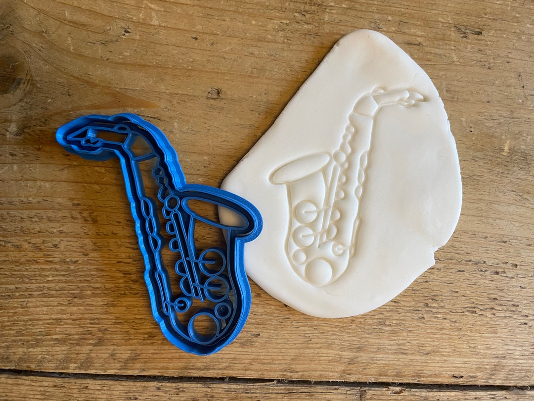 Saxophone Cookie/ Biscuit Cutter, Baking Accessories, Cake Decoration ...