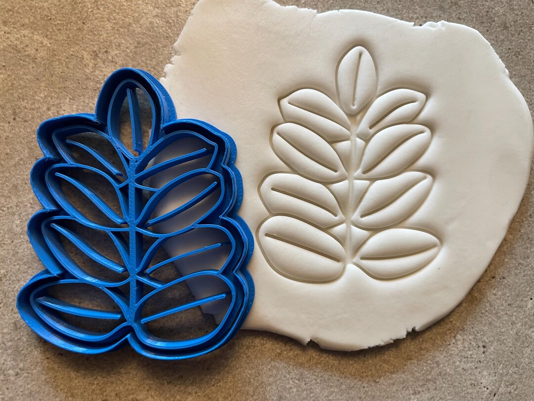 Pinnate Leaf Cookie Cutter, Biscuit, Gift Ideas, Tree, Green, Spring ...