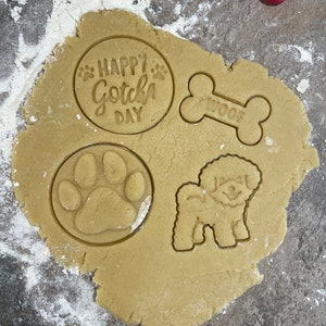Happy Gotcha Day Embosser With Free Circle Cutter, Stamp, Icing ...