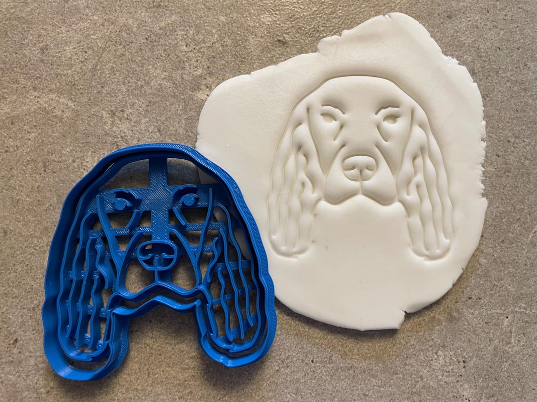 Cocker Spaniel Face Cookie Cutter, Biscuit Cutter, Cute Dog, Animal ...