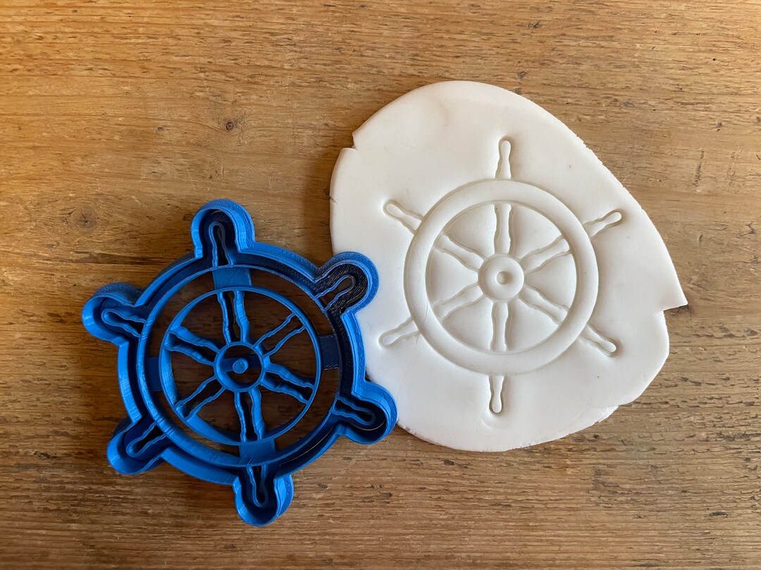 Pirate Ship Wheel Cookie Biscuit Cutter, Baking Accessories, Cake ...