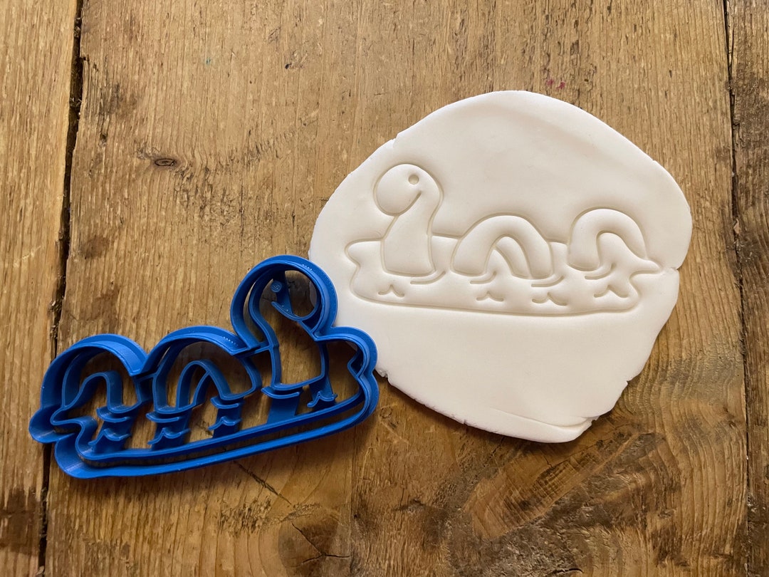 Loch Ness Monster Cookie Cutter, Nessie Biscuit Cutter, Cake Design ...