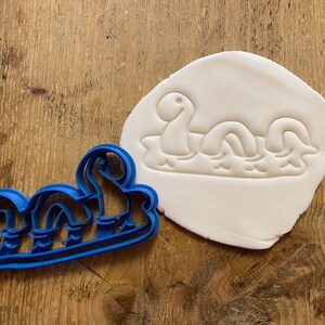 Loch Ness Monster Cookie Cutter, Nessie Biscuit Cutter, Cake Design ...