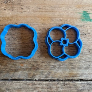 Poppy Cookie/ Biscuit Cutter, Flower, Nature, Decorating, Cake, Icing ...