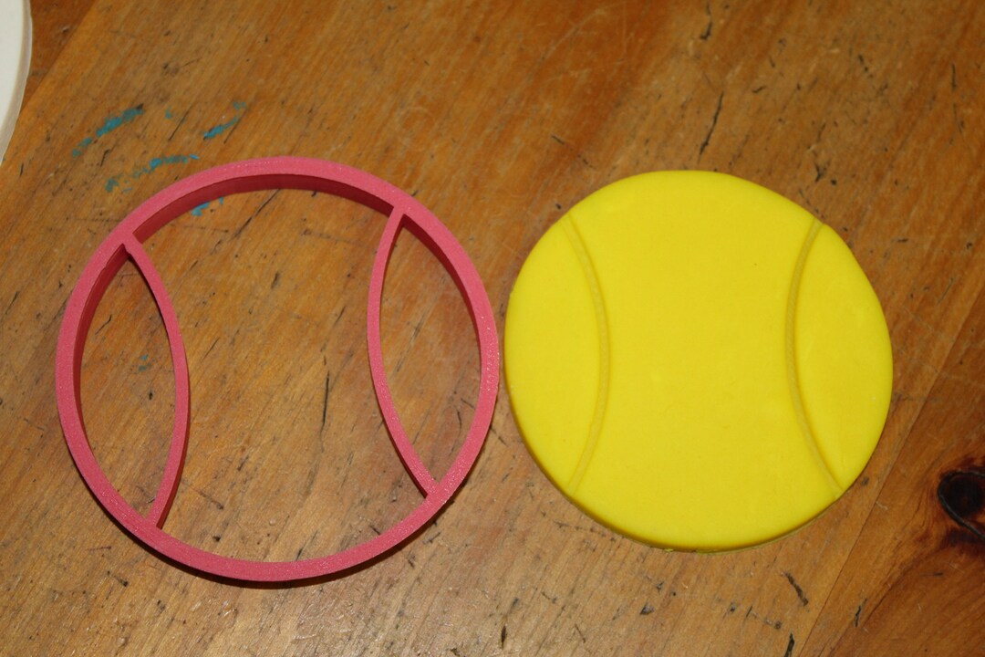 Tennis Ball Cookie Biscuit Cutter, Decorating Ideas - Etsy UK