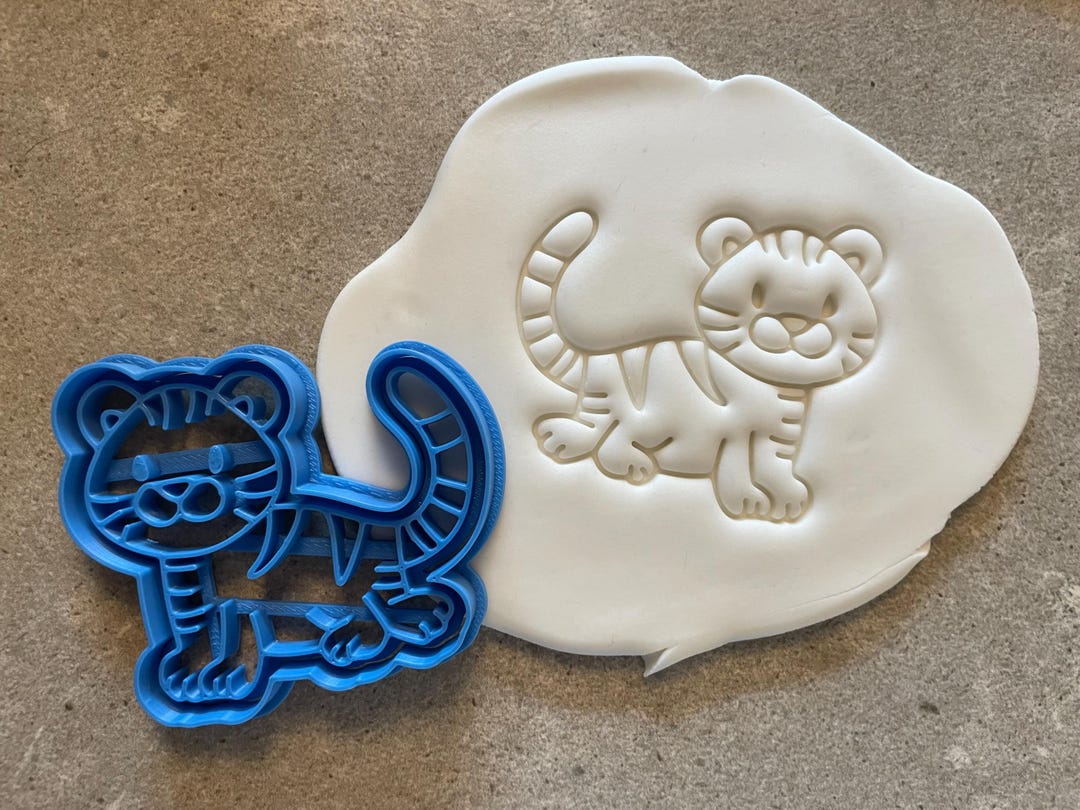 Tiger Cookie Cutter, Biscuit Jungle Party Baking Accessories, Cake ...