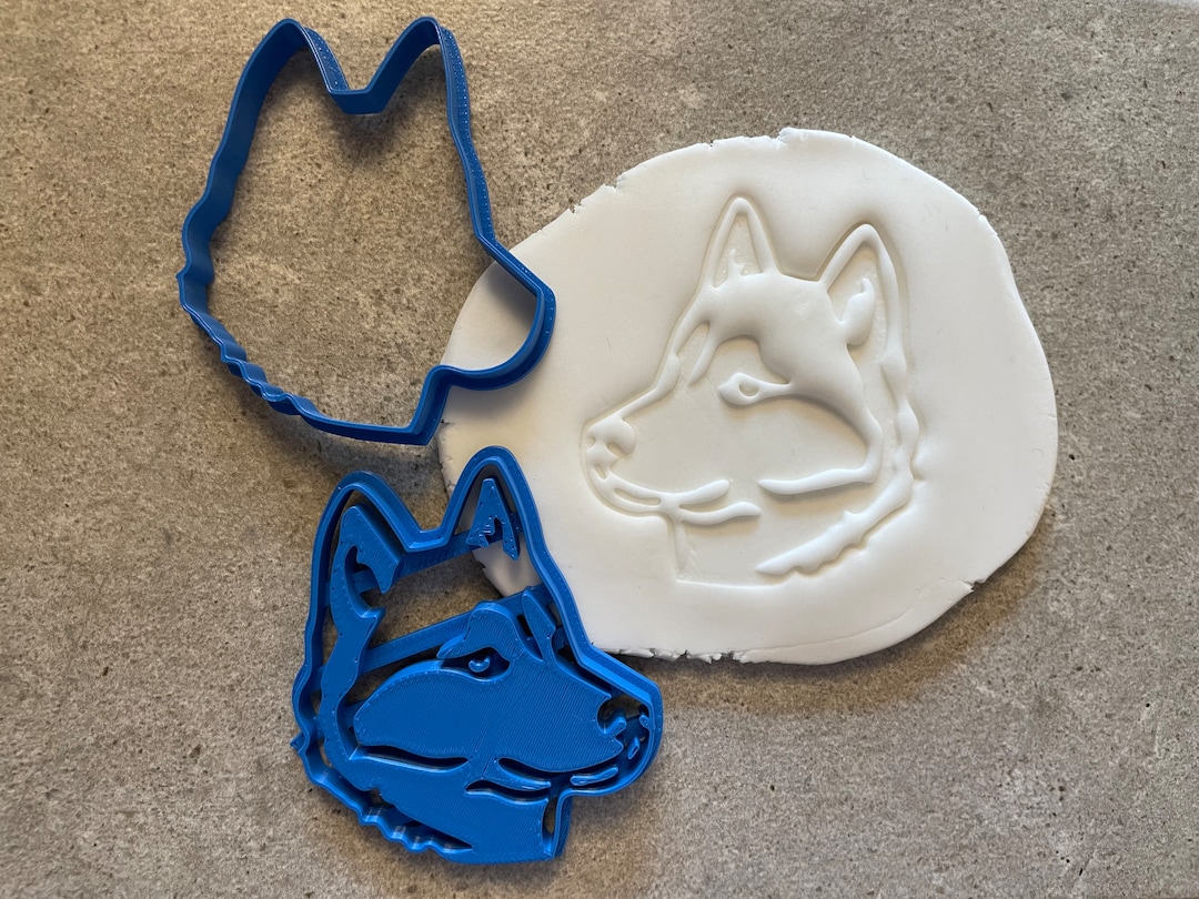 Husky Cookie Cutter, Biscuit Dog, Fondant, Icing, Decorating, Gift ...