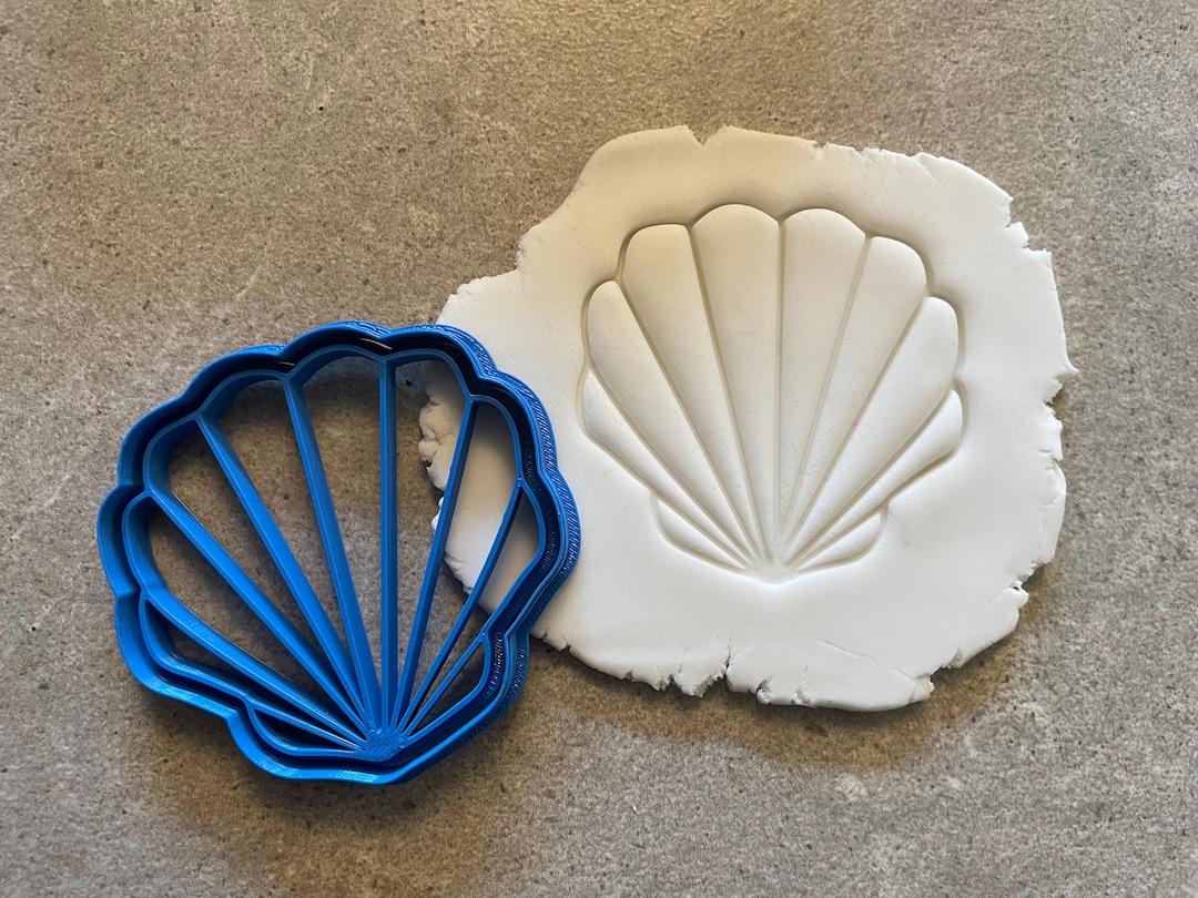 Clam Shell Cookie Cutter, Biscuit Gift Ideas, Summer, Beach, Sea, Ocean ...