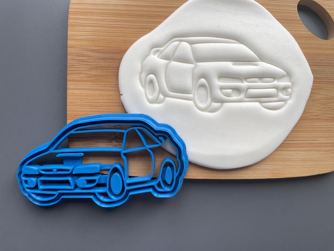 Subaru Impreza Mk1 Car Cookie Cutter, Biscuit Birthday Ideas, Cute Gift ...