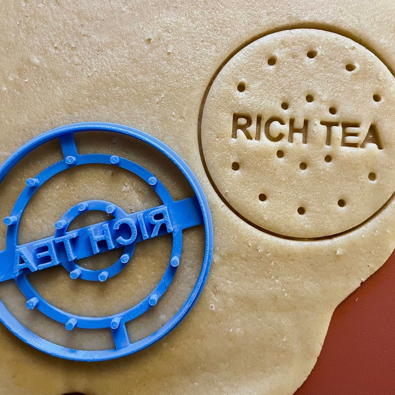 Decorated Tea Cookie - Etsy UK