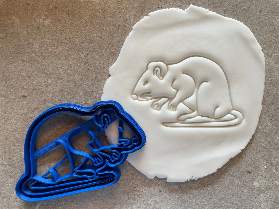 Rat Cookie Cutter, Biscuit Rodent Pet Cake Nursery Rhyme Decoration ...