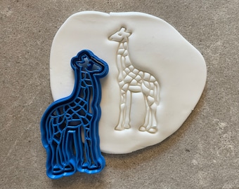 Giraffe Cookie Cutter Zoo Wild Animal Cookie Cutter Cupcake Topper ...