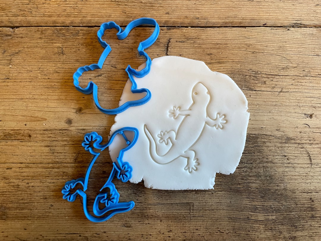 Gecko Cookie/ Biscuit Cutter, Baking Accessories, Cake Decoration ...