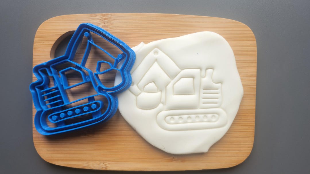 Digger Truck Cookie Cutter – Construction Vehicle Baking Tool - Etsy