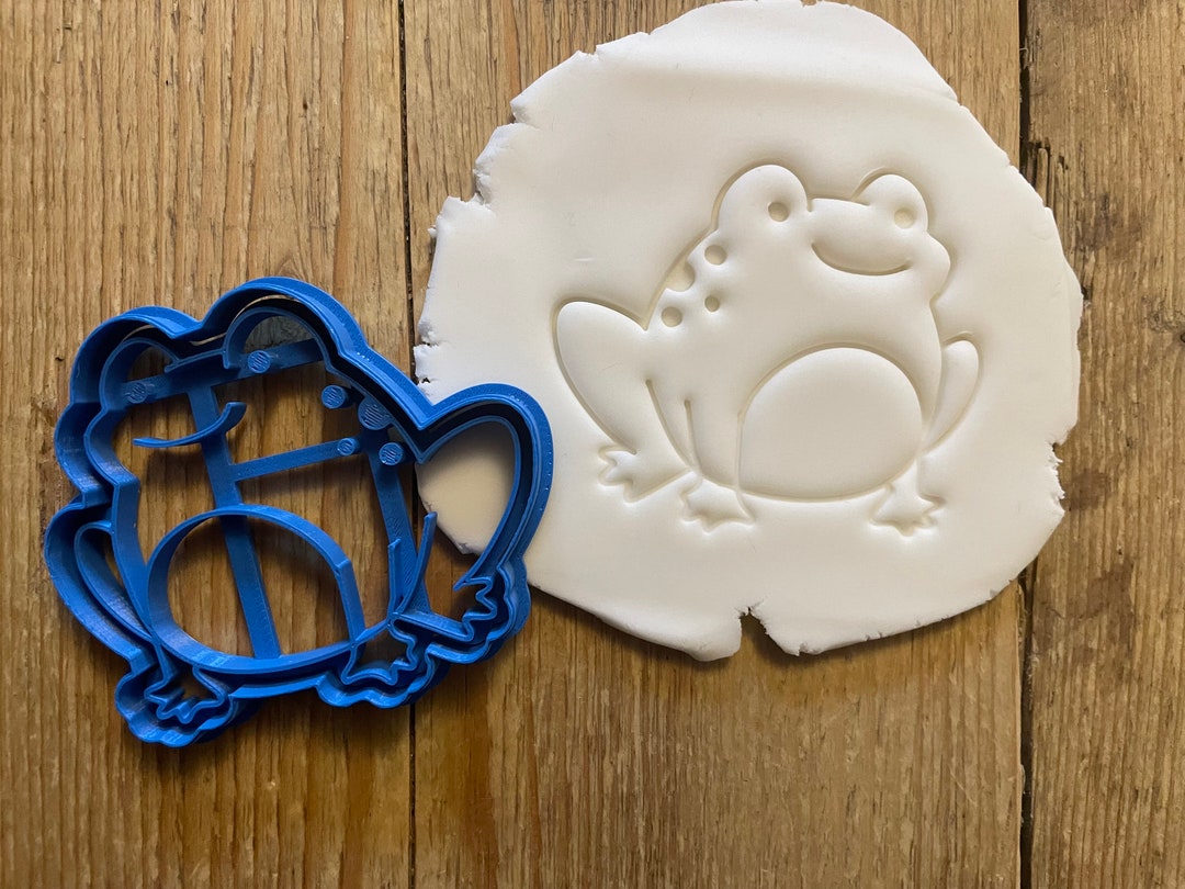 Cute Frog Cookie Biscuit Cutter, Frog Icing Decoration, Nature ...
