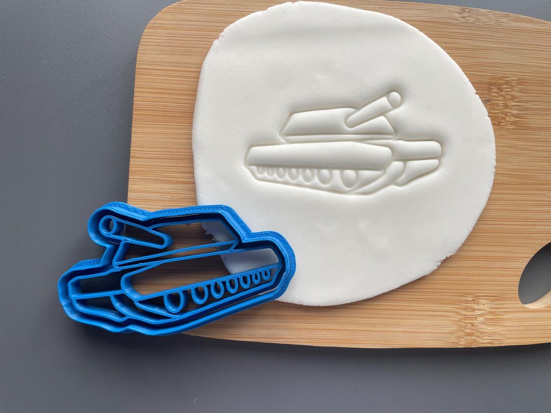 Tank Cookie Cutter, Biscuit Cutter, Sugarcraft, Icing, Father's Day ...