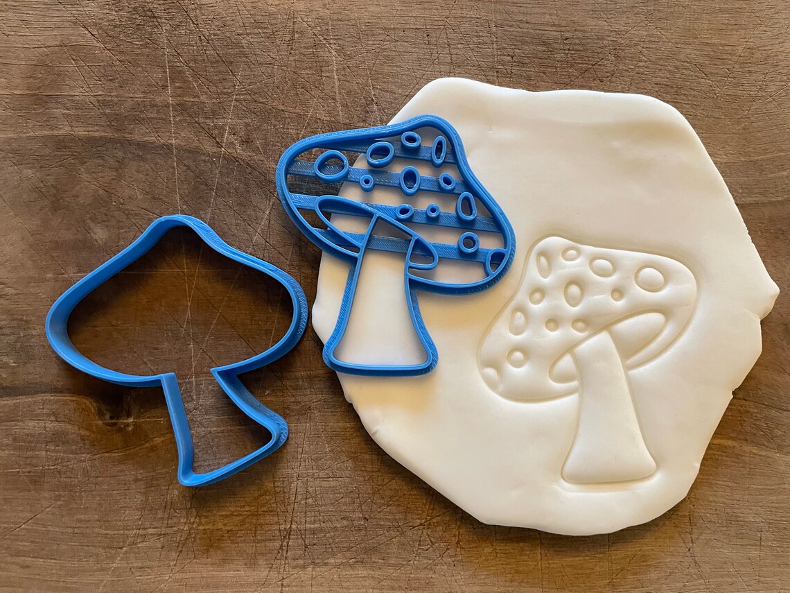 Mushroom Toadstool Cookie/ Biscuit Fondant Cutter Nature - Etsy UK