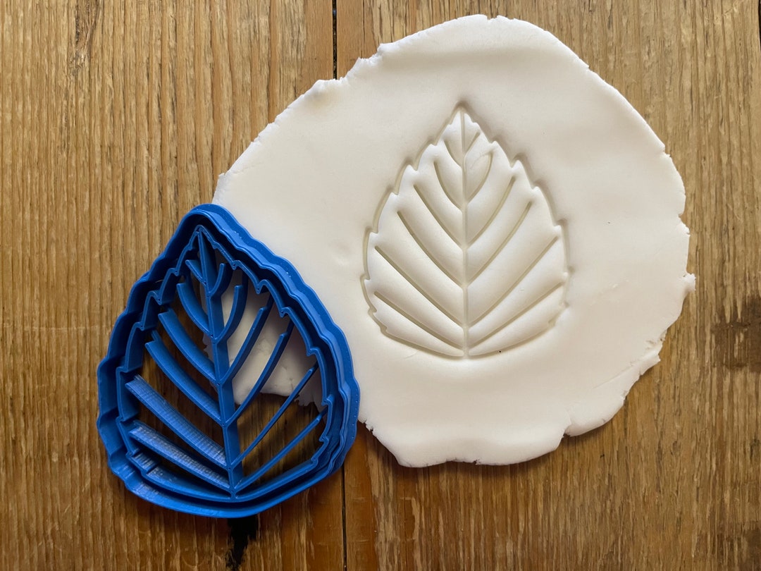 Birch Leaf Cookie/ Biscuit Cutter, Icing, Nature Baking Accessories ...