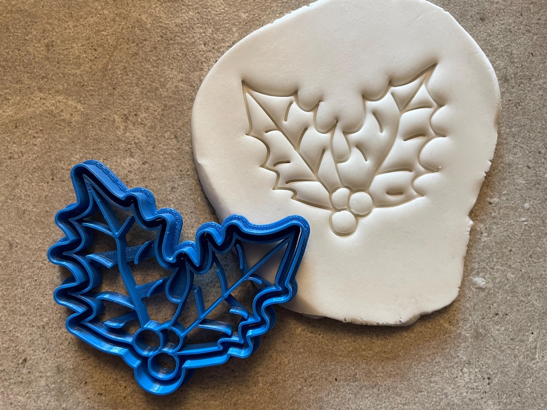 Holly Leaf Cookie Cutter, Biscuit Christmas, Winter, Nature ...