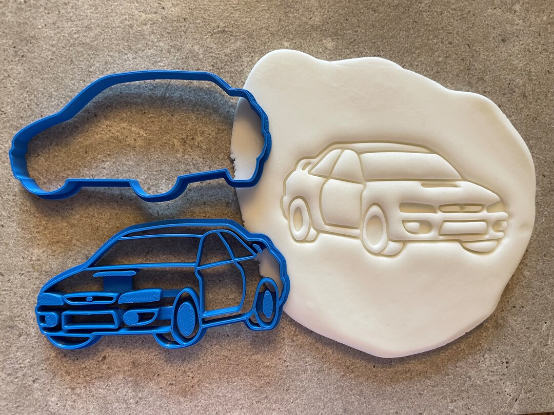 Subaru Impreza Mk1 Car Cookie Cutter, Biscuit Birthday Ideas, Cute Gift ...