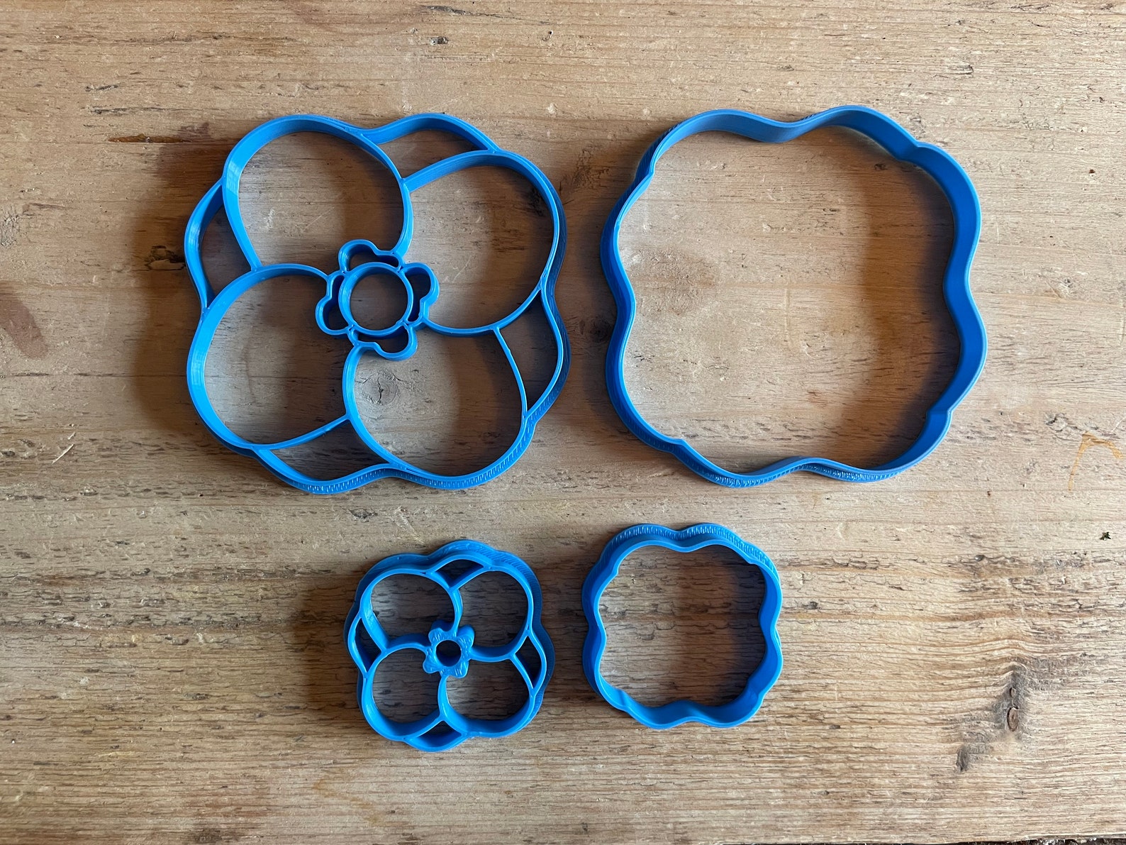 Poppy Cookie/ Biscuit Cutter, Flower, Nature, Decorating, Cake, Icing ...
