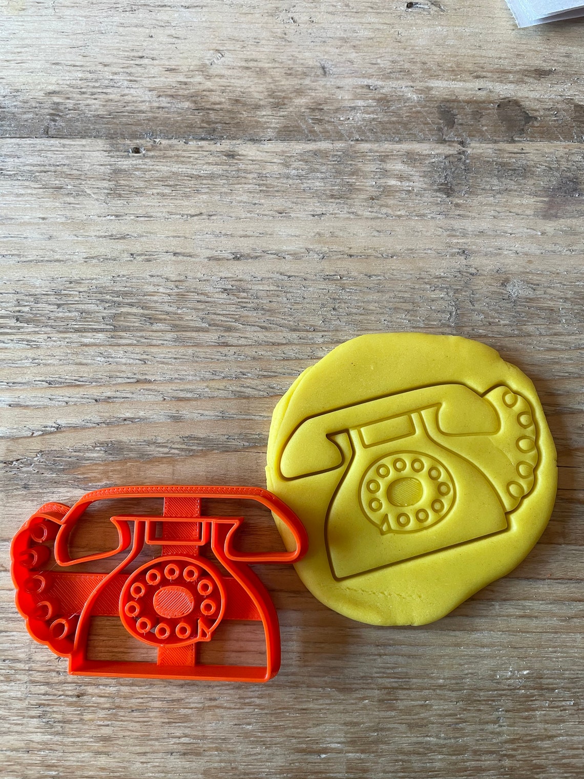 Telephone cookie / biscuit cutter old fashioned icing | Etsy