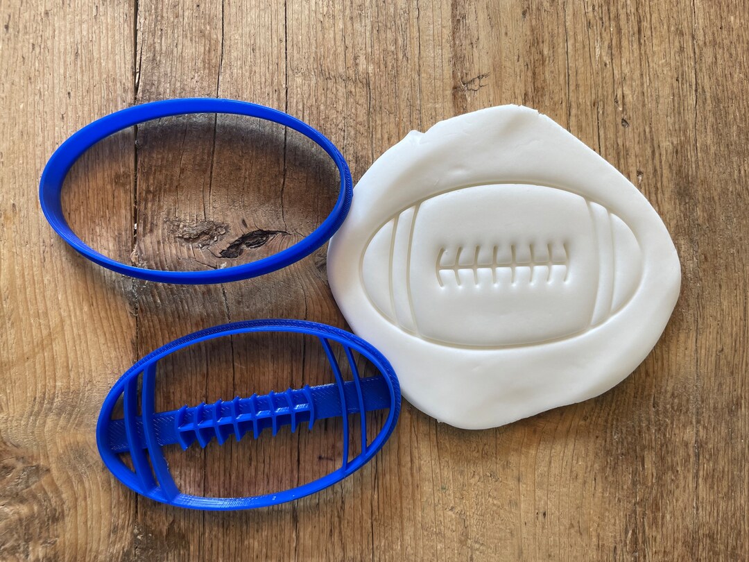 Rugby Ball Cookie/ Biscuit Cutter Decorating Ideas Birthday - Etsy