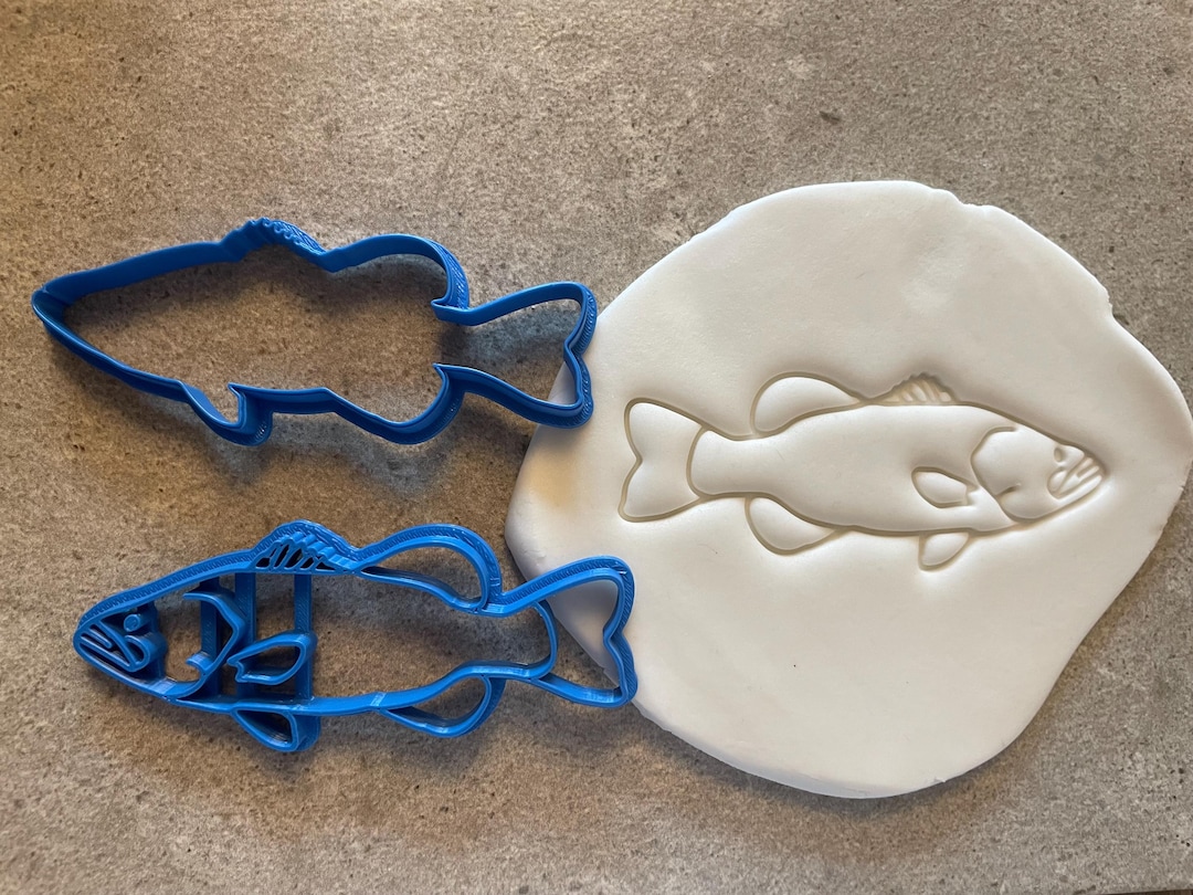 Perch Fish Cookie Cutter, Biscuit Jungle Animal Sea Ocean Fisherman ...