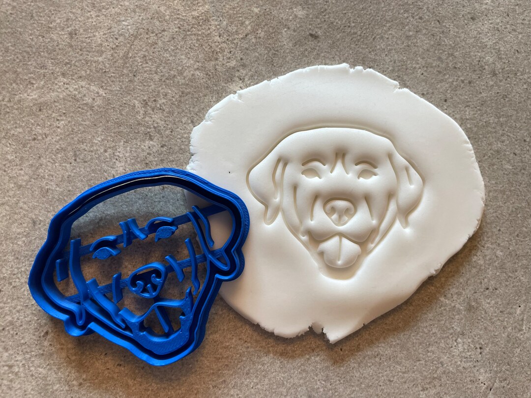 Labrador Face Cookie Cutter, Biscuit Animal Icing Decoration, Dog ...